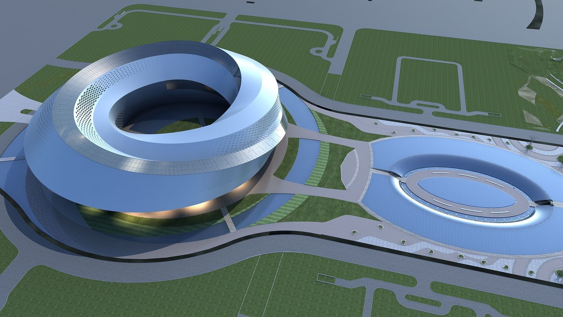 Exhibition Hall 3D model | CGTrader