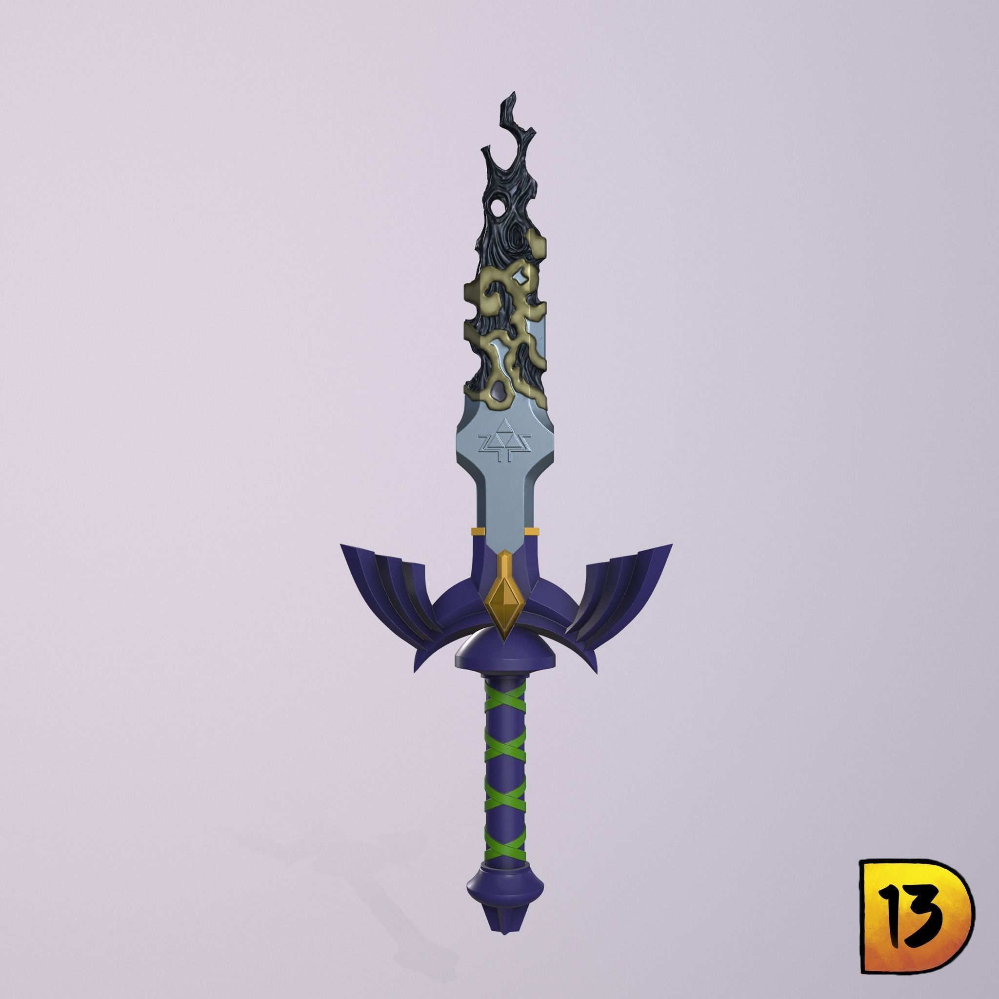 Link Master Sword TOTK 3D model 3D printable | CGTrader
