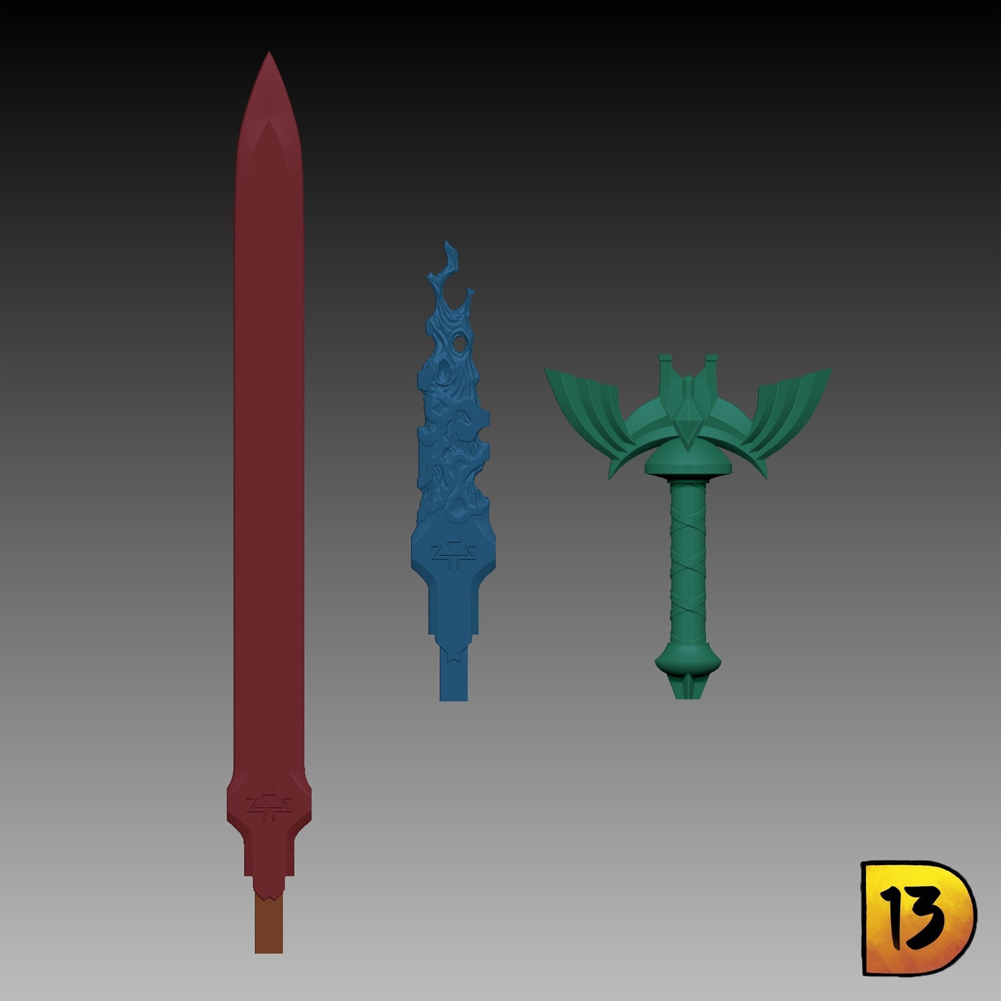 Link Master Sword TOTK 3D model 3D printable | CGTrader