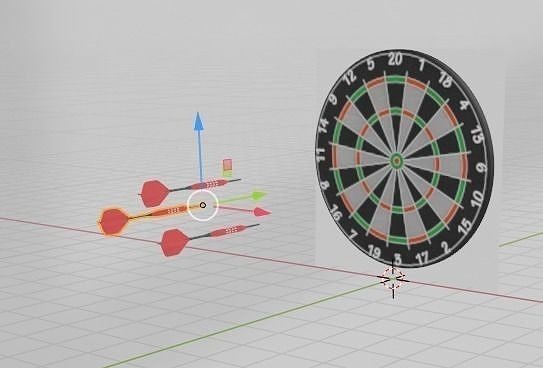 3D model dart animation VR / AR / low-poly | CGTrader