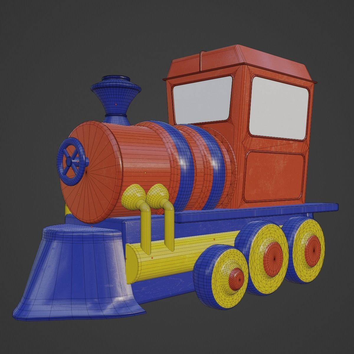 Toy Train 3D model | CGTrader