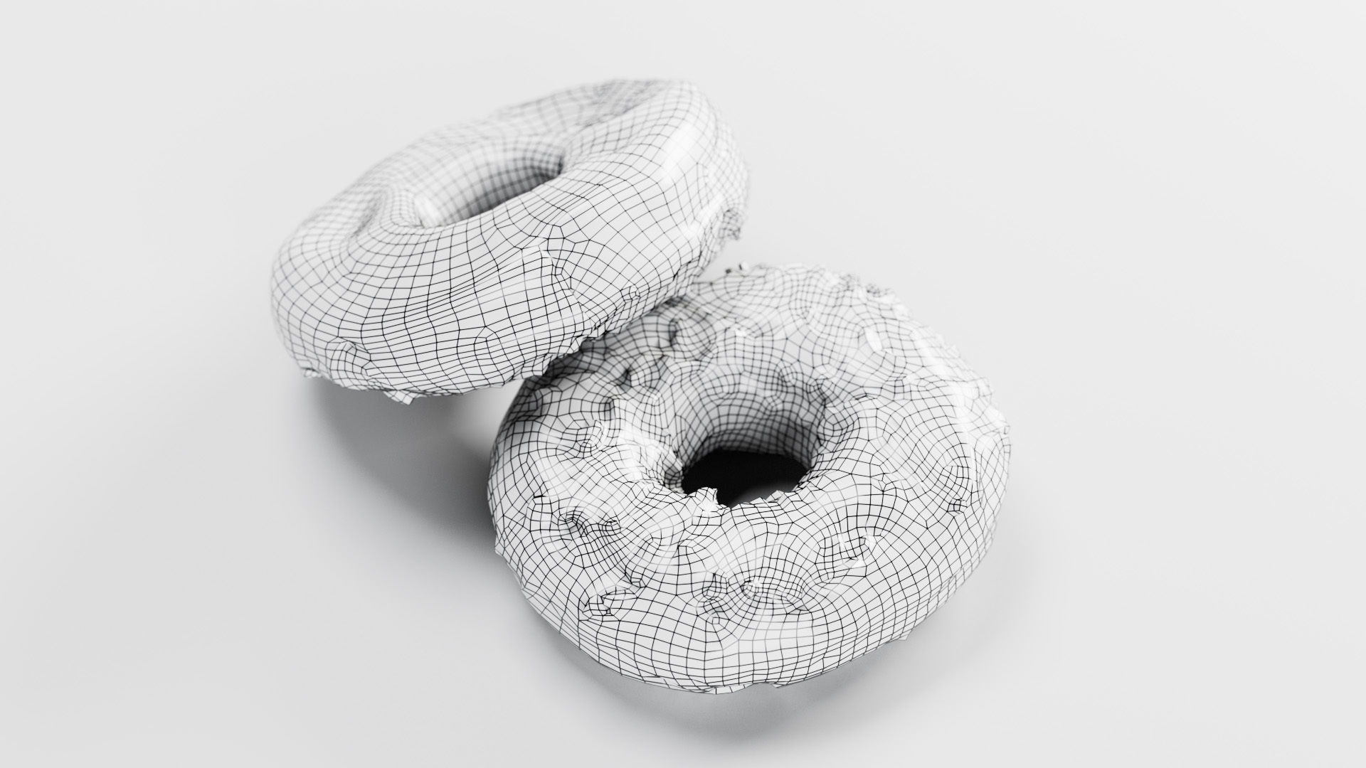 3D model Strawberry Donut - 3D Scan VR / AR / low-poly | CGTrader