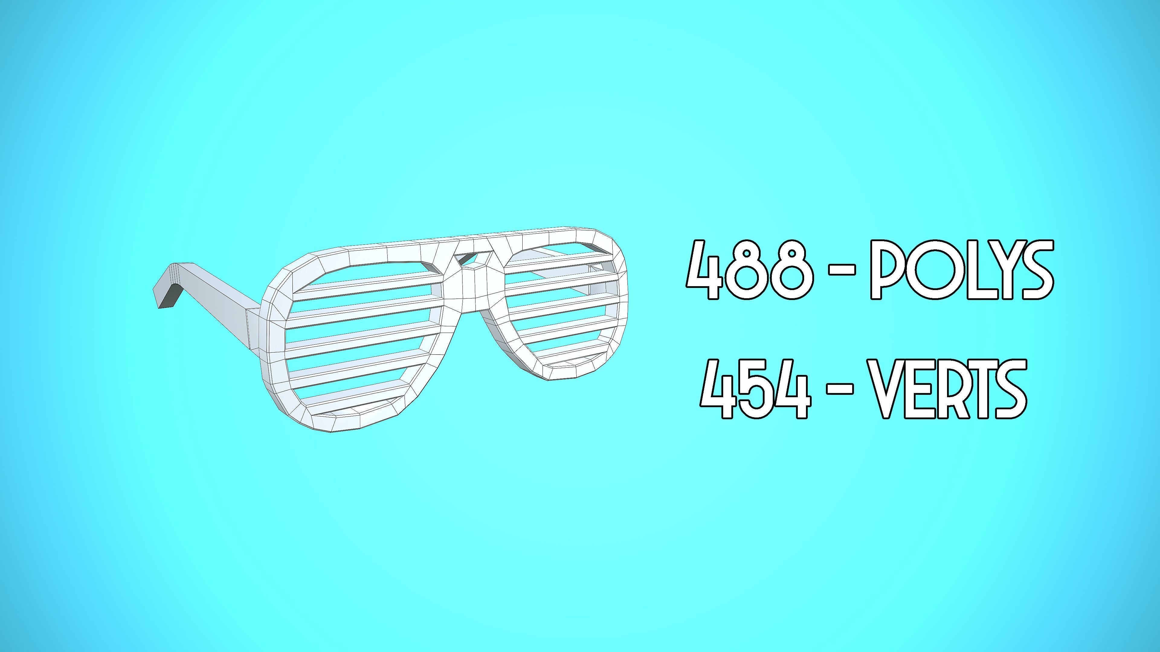 3D model GLASSES 01 - CARTOON STYLIZED VR / AR / low-poly | CGTrader