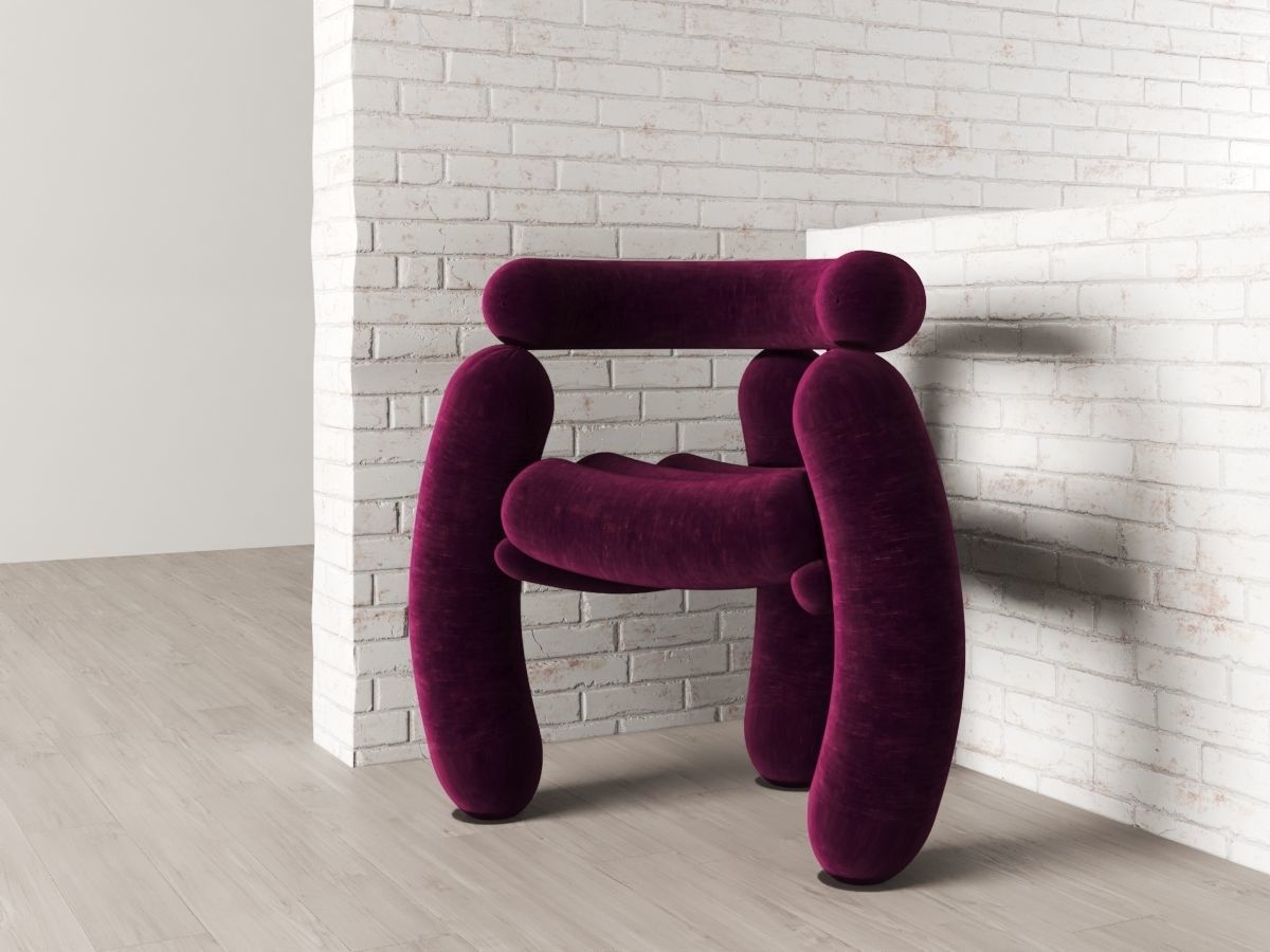 Modern balloon chair armchair 3D model | CGTrader