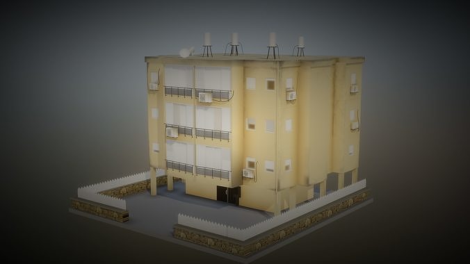 Israeli house 3D model | CGTrader