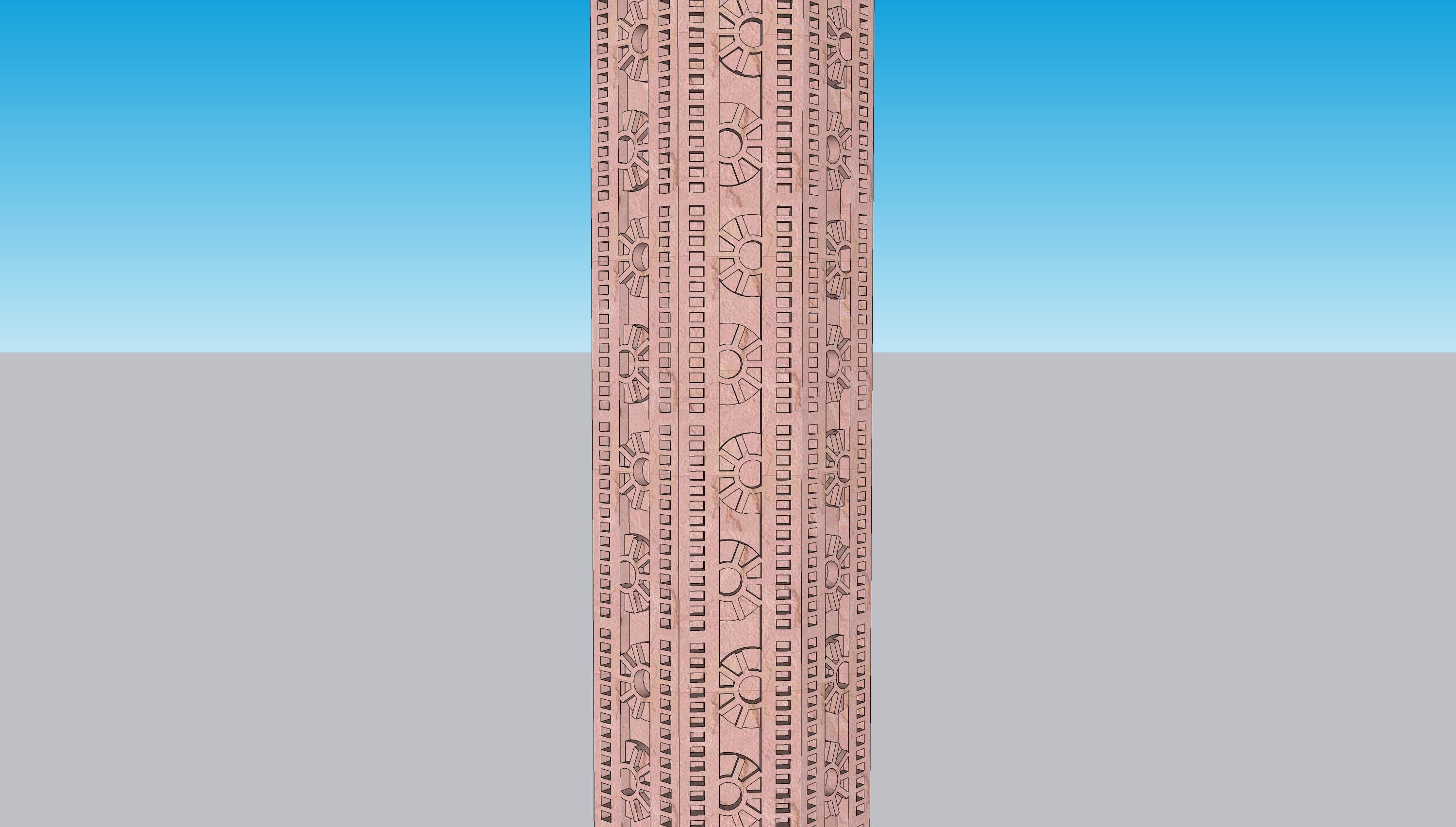 3D model Indian stone piller column VR / AR / low-poly | CGTrader