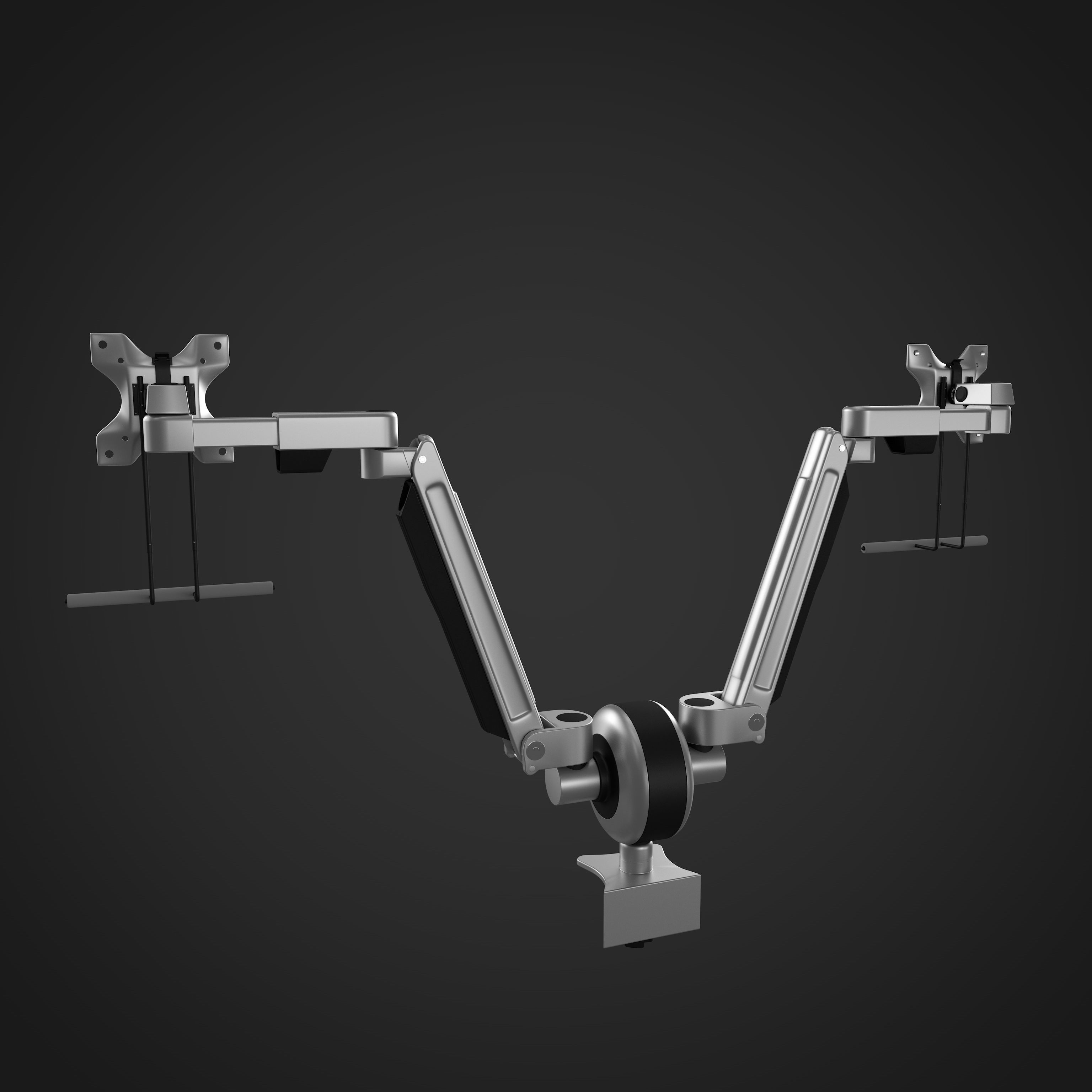 Dual Monitor Arms 3D model | CGTrader