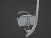 Scuba Goggles And Snorkel free 3D model | CGTrader