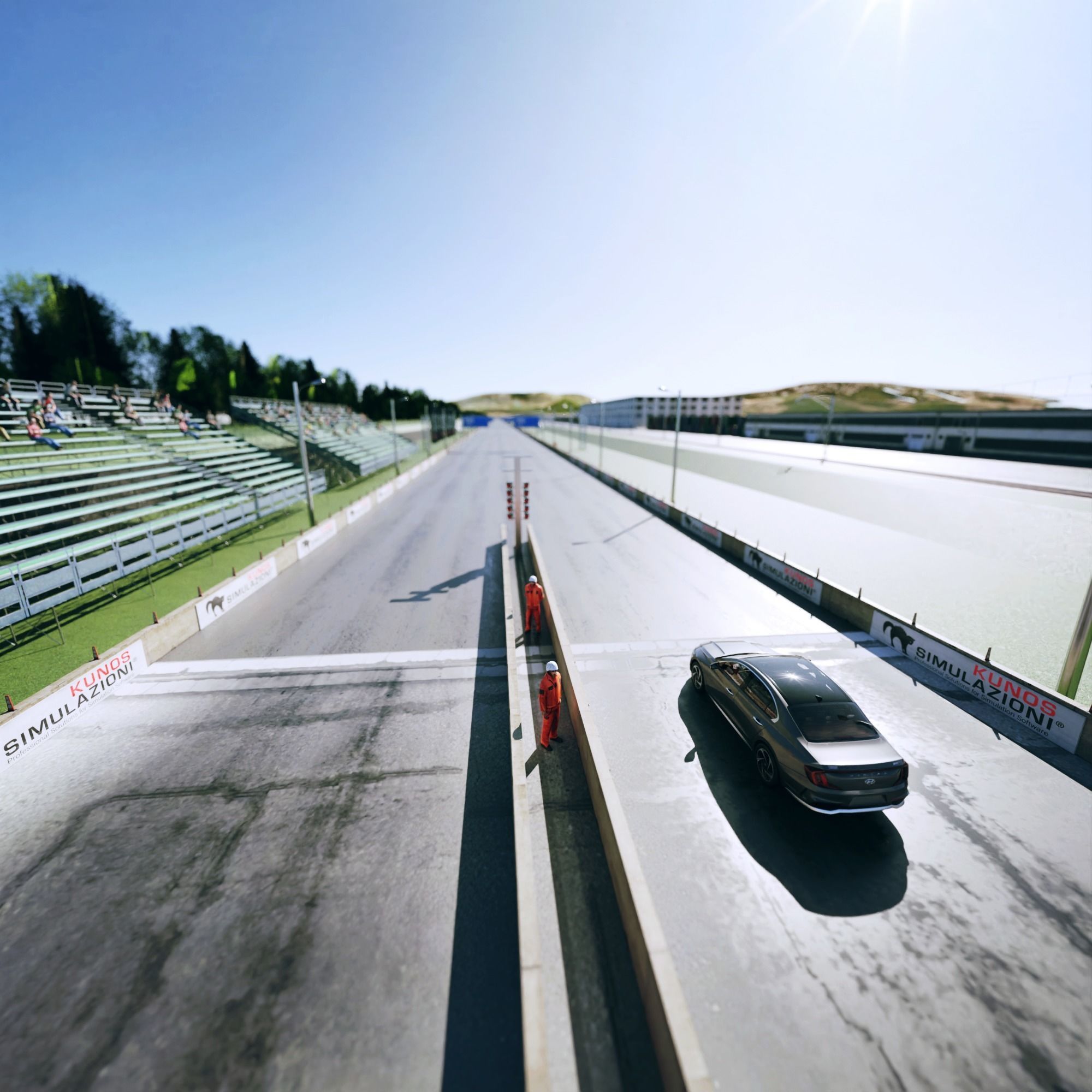 3D model Drag Strip - 2000m VR / AR / low-poly | CGTrader