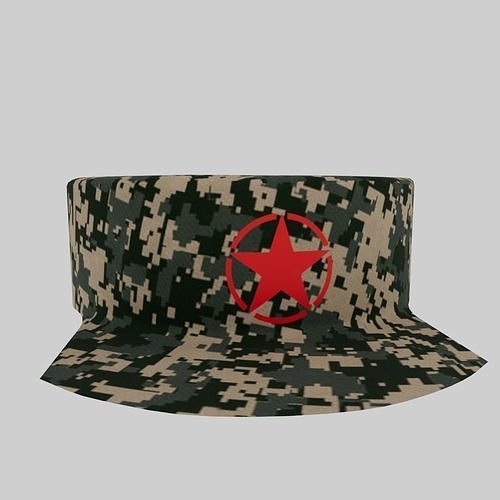 3D model Army cap VR / AR / low-poly | CGTrader
