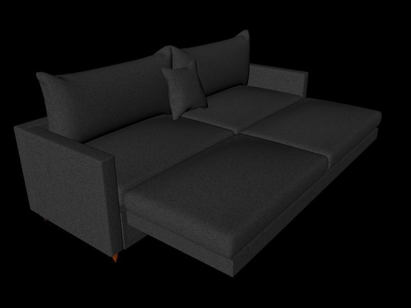 sofabed 3d model 3D model | CGTrader