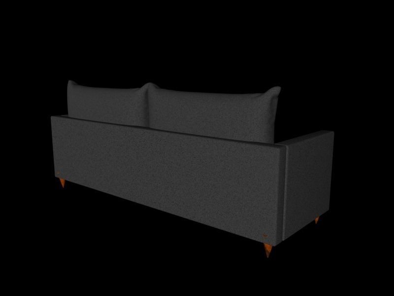 sofabed 3d model 3D model | CGTrader
