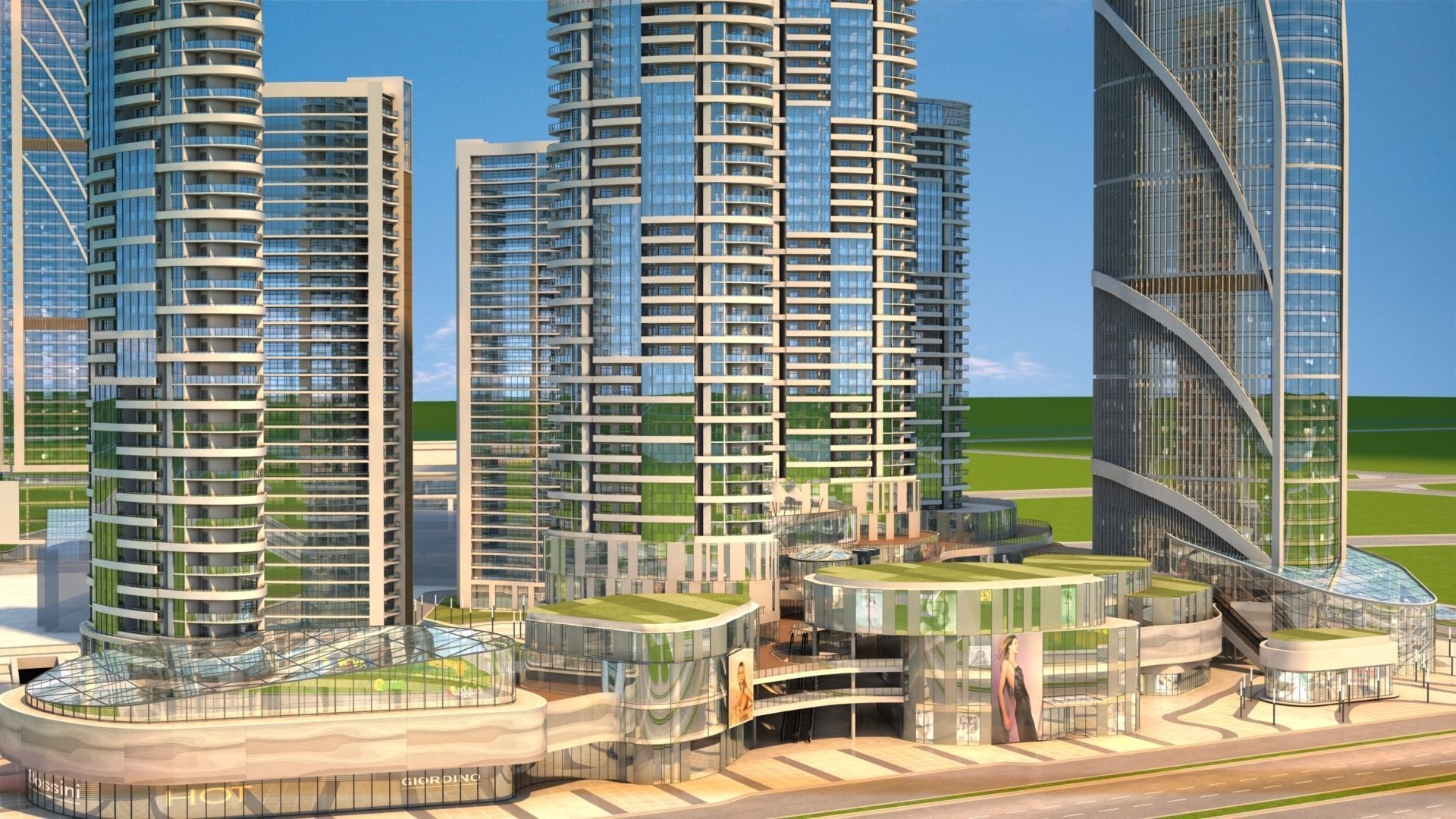 Cityscape 11 3D model | CGTrader