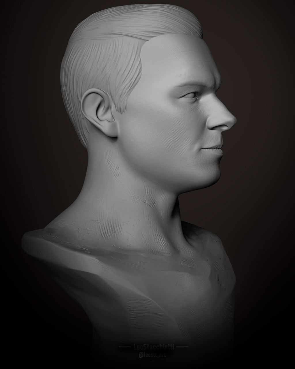 mark wahlberg 3D model 3D printable | CGTrader