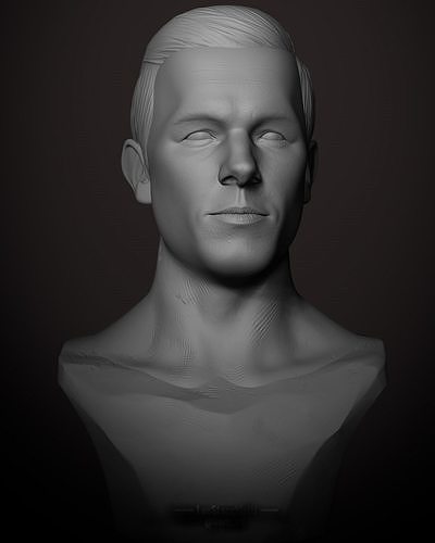 mark wahlberg 3D model 3D printable | CGTrader