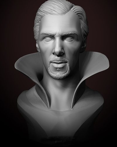 Benedict Cumberbatch 3D model 3D printable | CGTrader