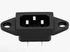 3D model IEC C14 AC Power Connector 3D model VR / AR / low-poly | CGTrader