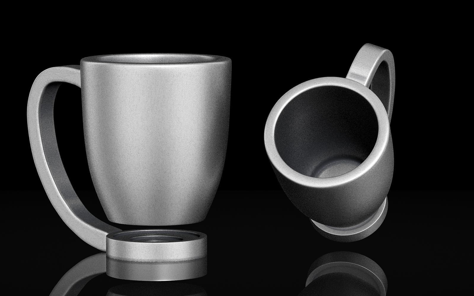 Abstract Modern Mug 3D model 3D printable | CGTrader