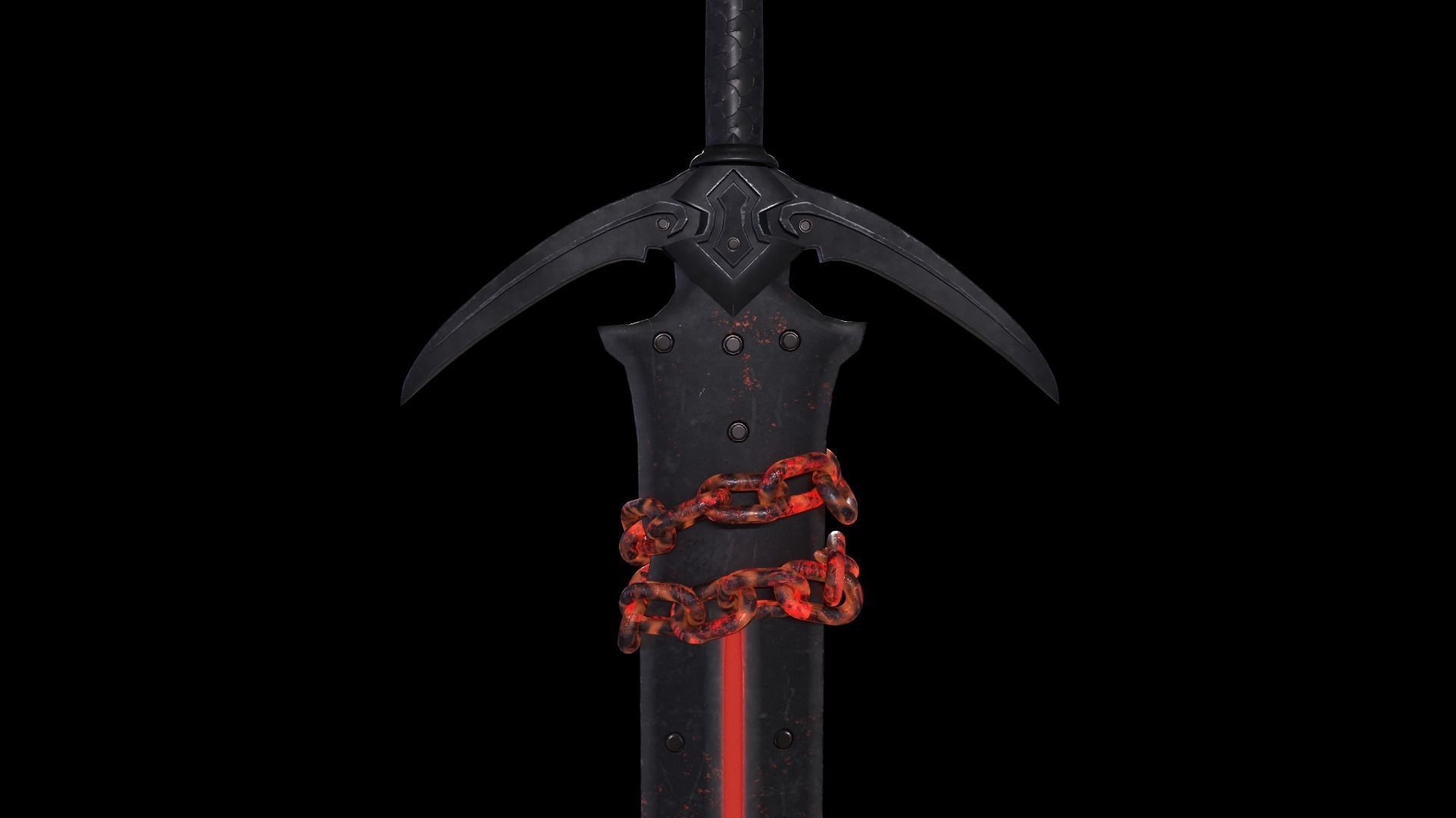 3D model fantasy flame blade VR / AR / low-poly | CGTrader