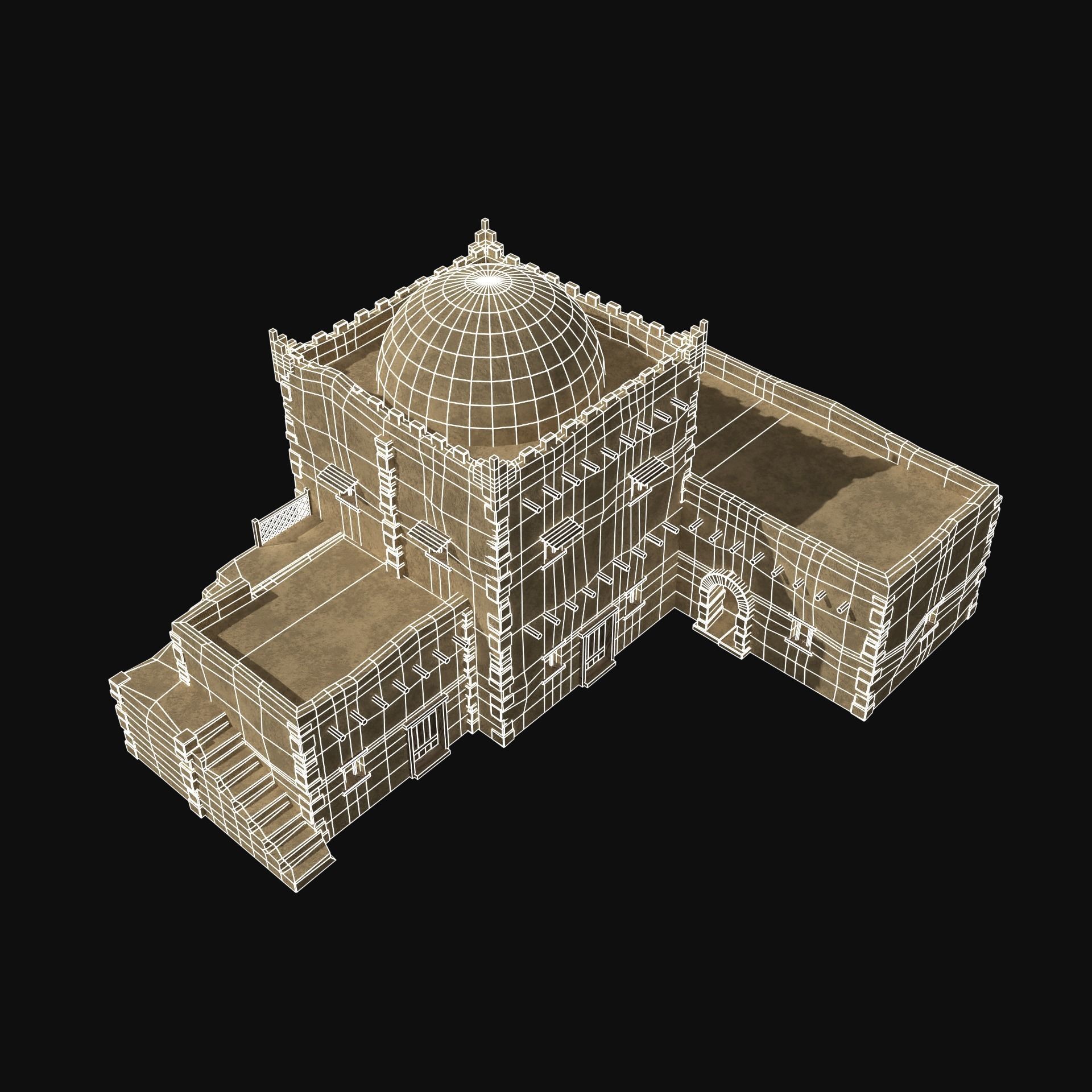 3D model DESERT ARAB ANCIENT EGYPT TURKEY SUMER BABYLON HOUSE ...