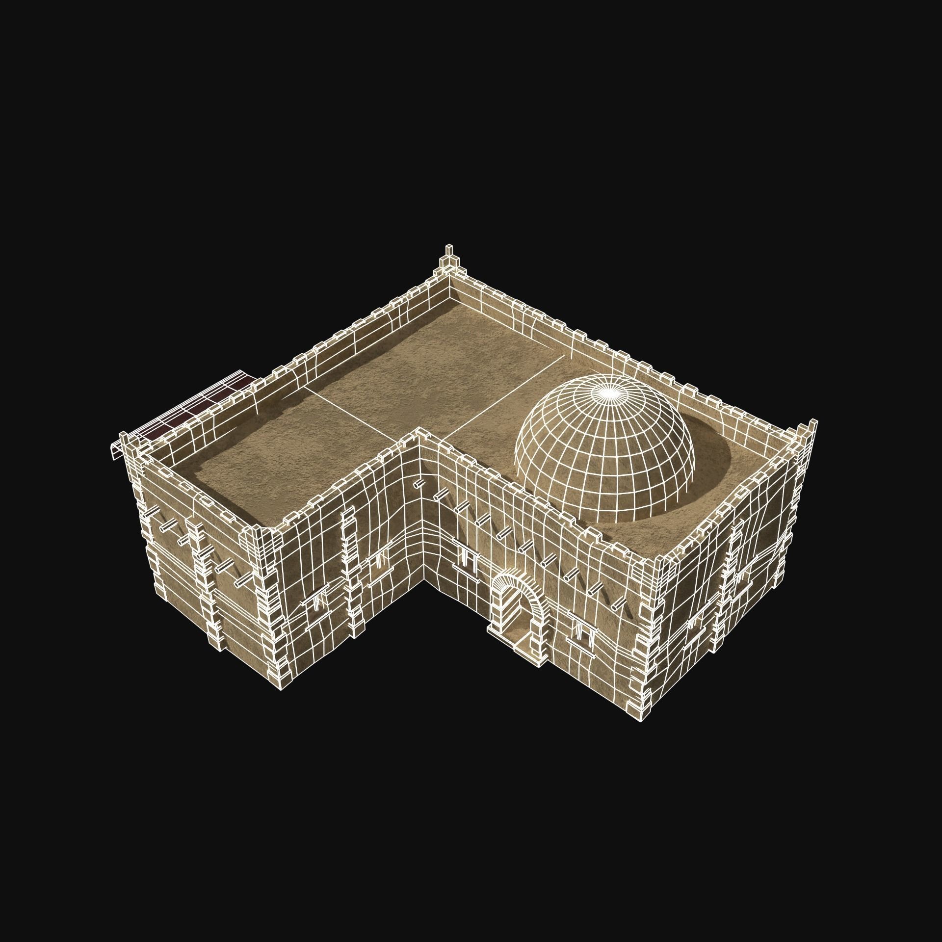3D model DESERT ARAB ANCIENT EGYPT TURKEY SUMER BABYLON HOUSE ...