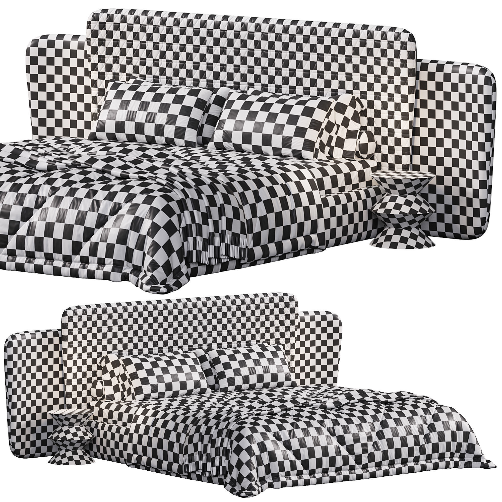 Sheila bed by Opera Contemporary 3D model | CGTrader