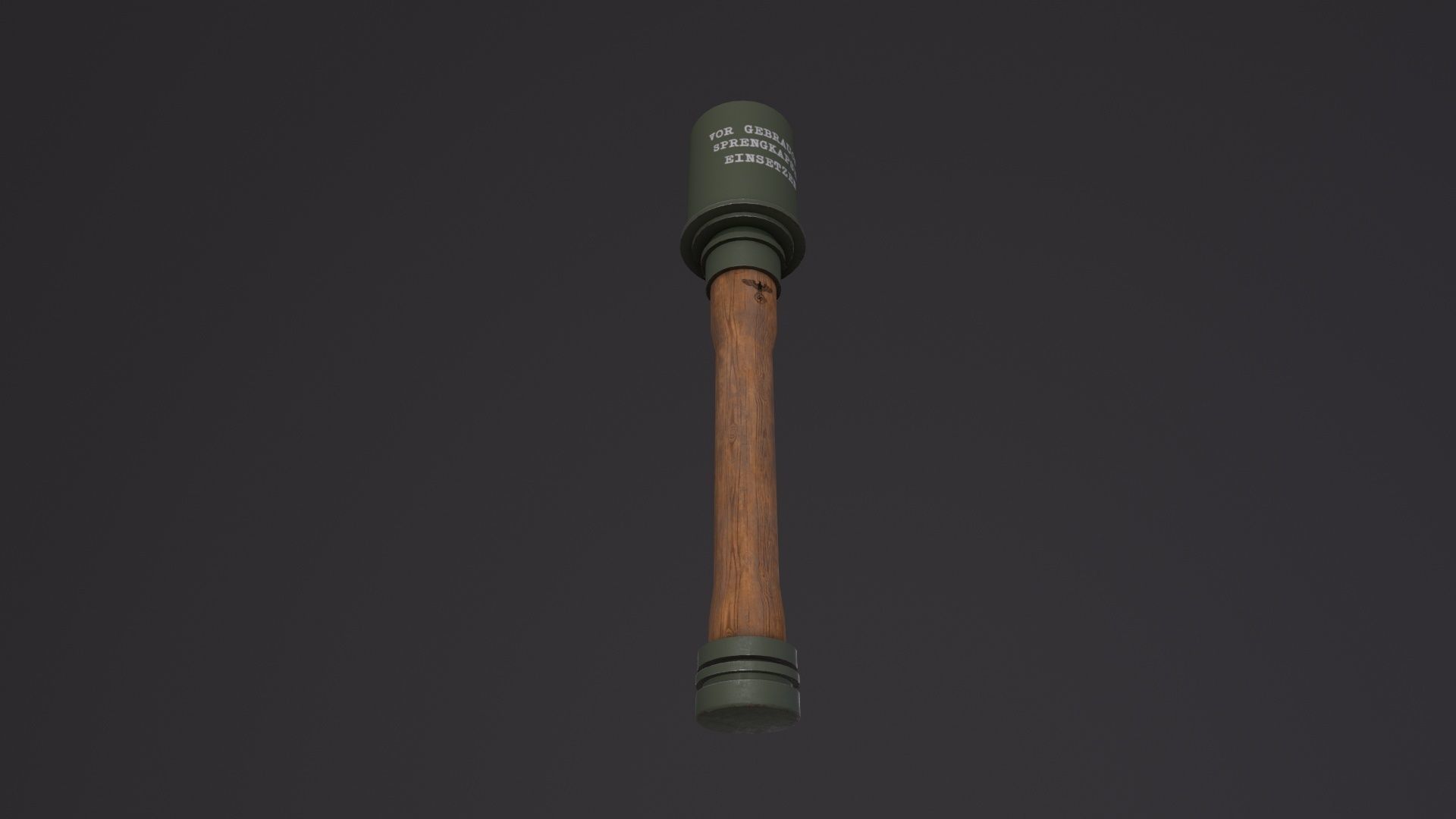 3D model Stielhandgranate 3D Model VR / AR / low-poly | CGTrader