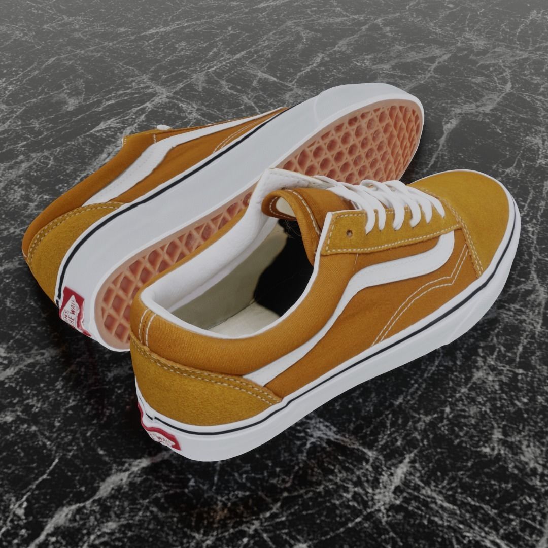3D model VANS 3D SHOES - CAMEL VR / AR / low-poly | CGTrader