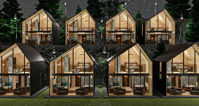3D model Hotel Design VR / AR / low-poly | CGTrader