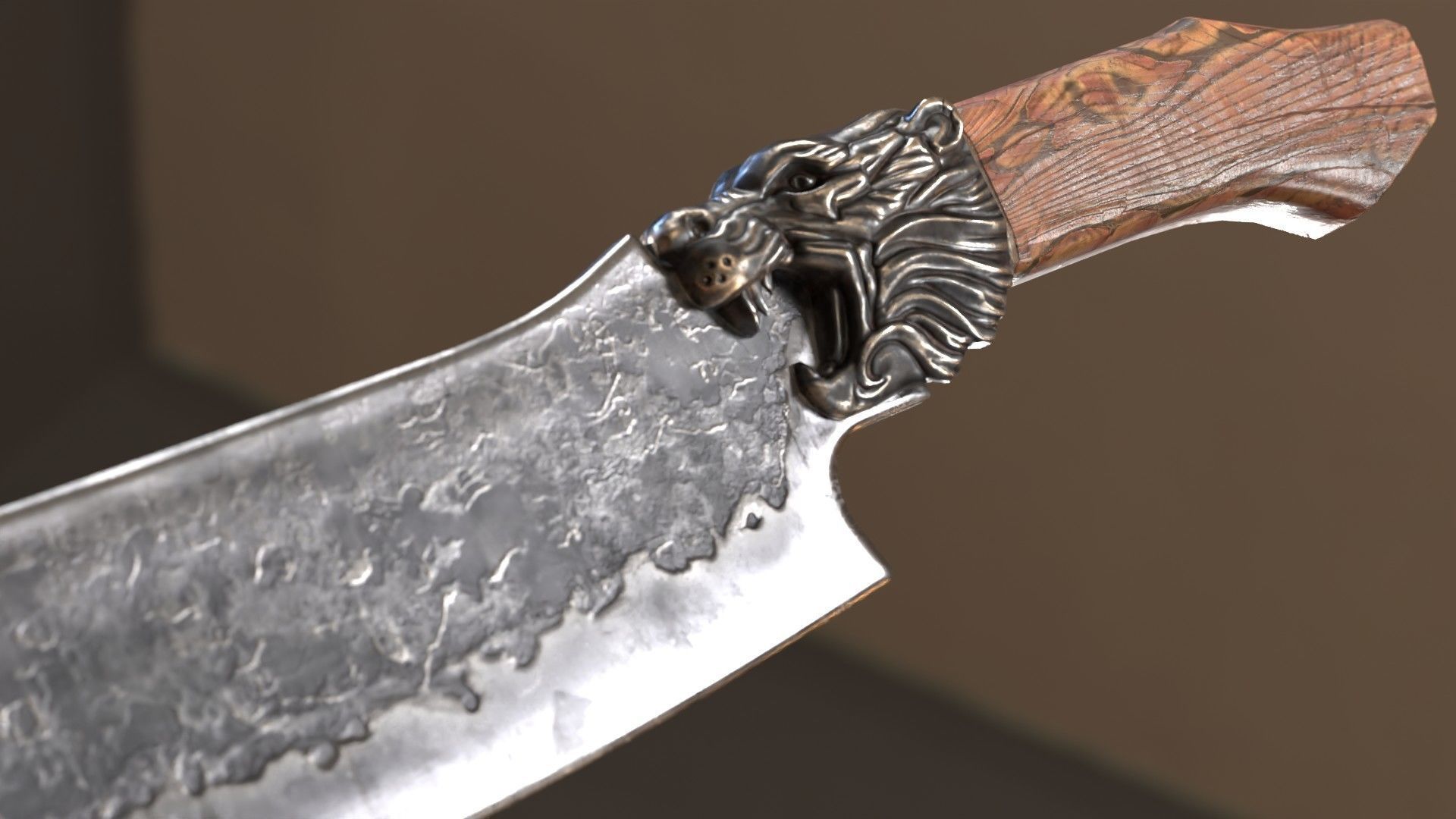 3D model Lion Knife low-poly 3D model VR / AR / low-poly | CGTrader