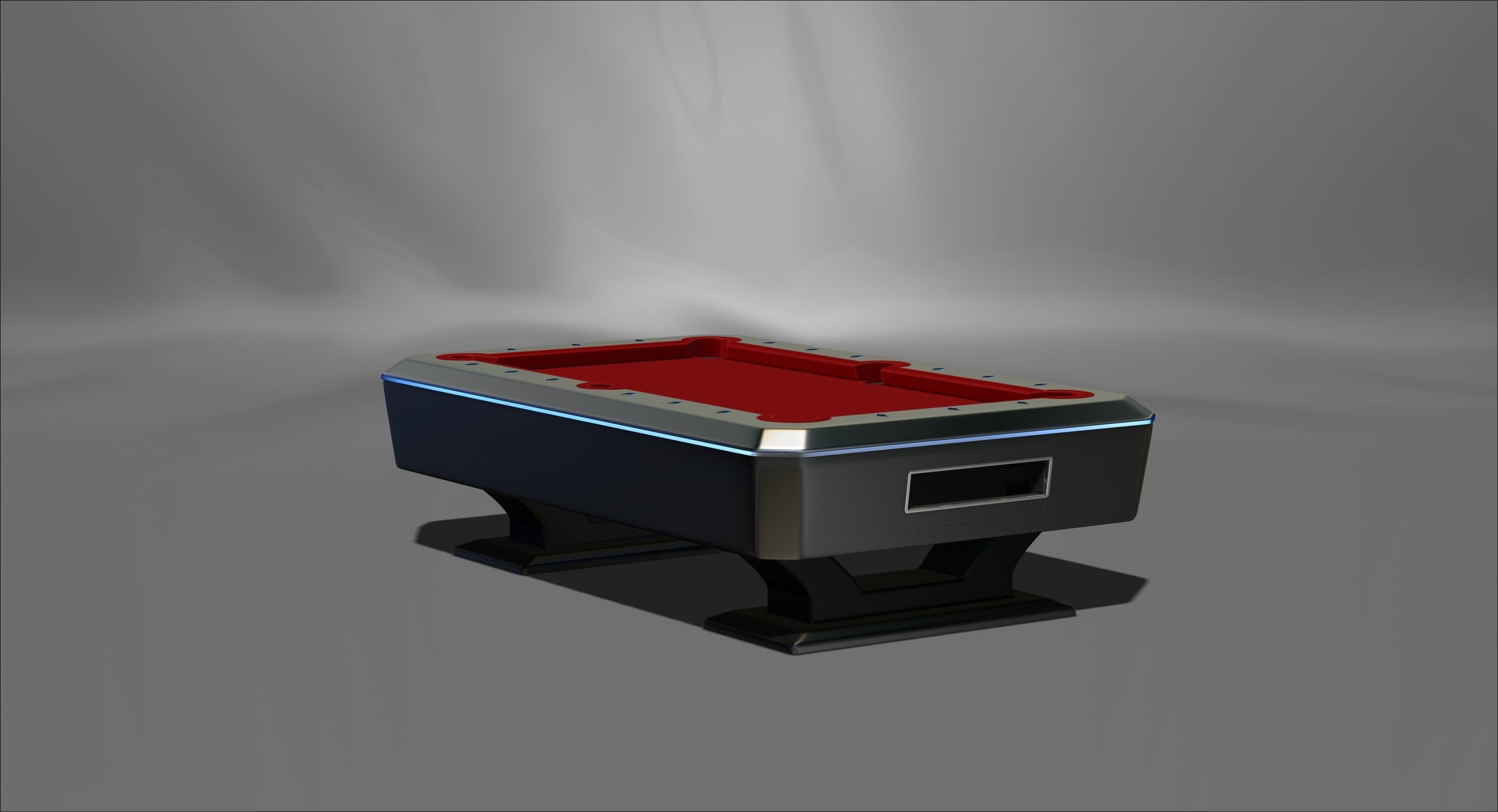 Pool table complete with accessories 3D Model File STL OBJ 3D model 3D ...