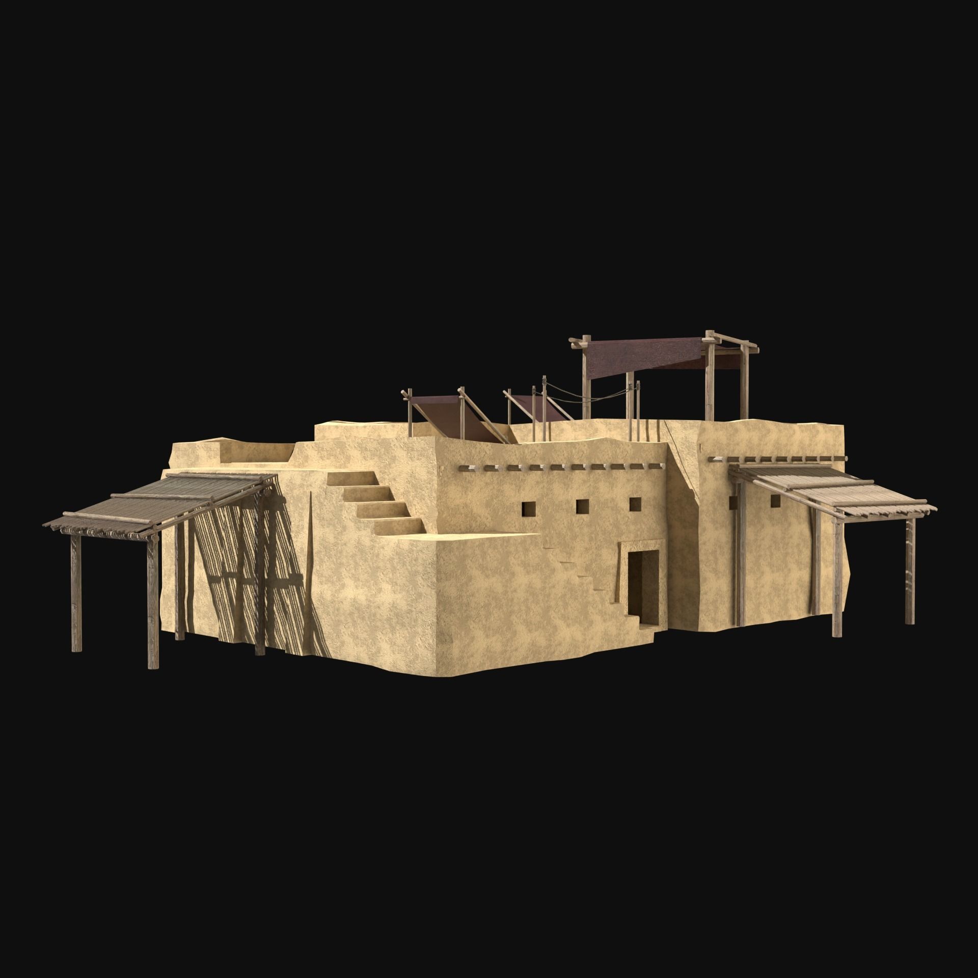 3D model ARAB DESERT ANCIENT EGYPT TURKEY SUMER BABYLON HOUSE ...