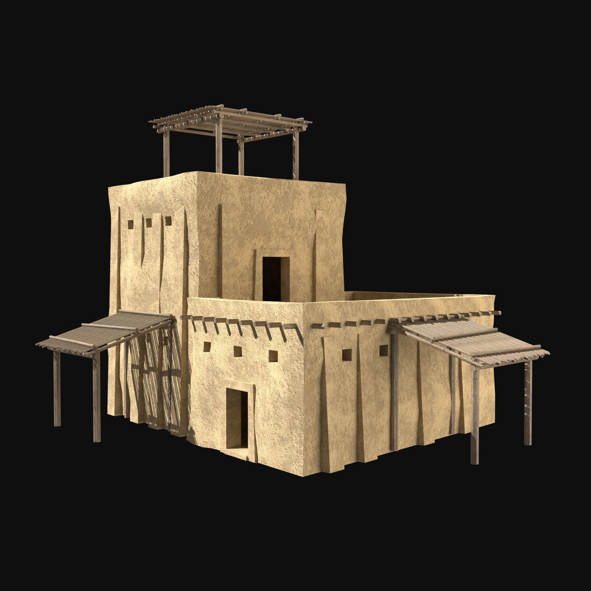 3D model ARAB DESERT ANCIENT EGYPT TURKEY SUMER BABYLON HOUSE ...
