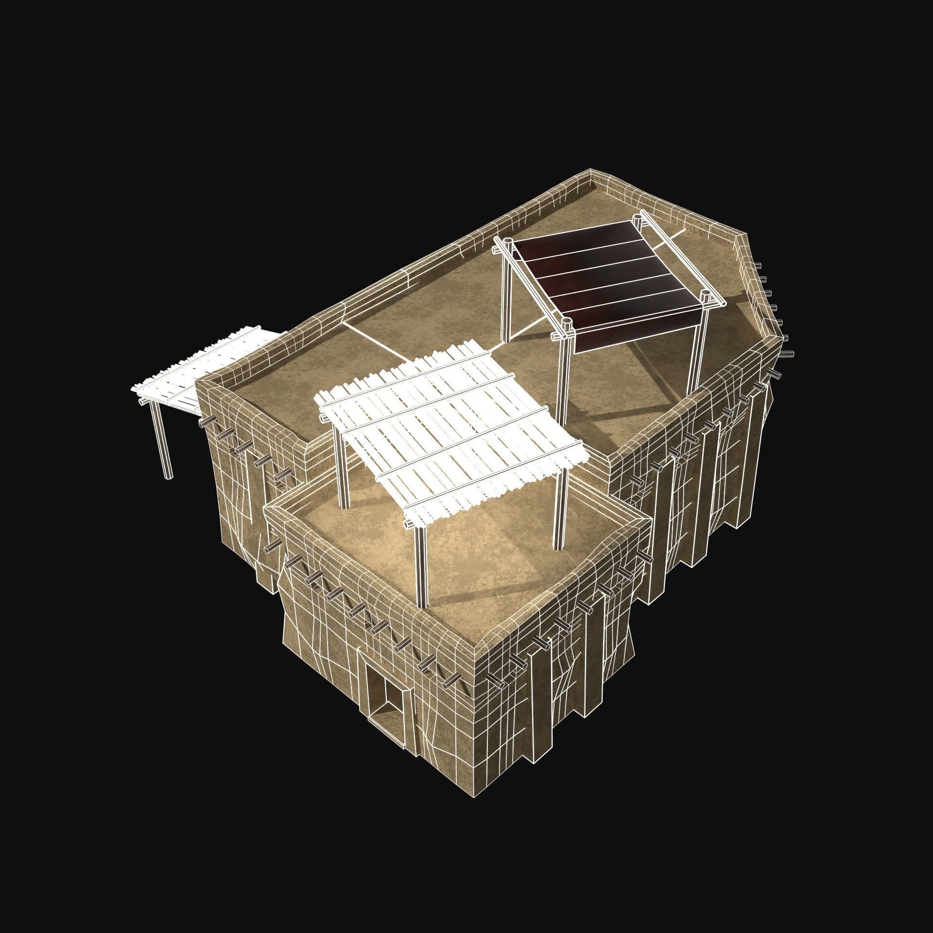 3D model ARAB DESERT ANCIENT EGYPT TURKEY SUMER BABYLON HOUSE ...