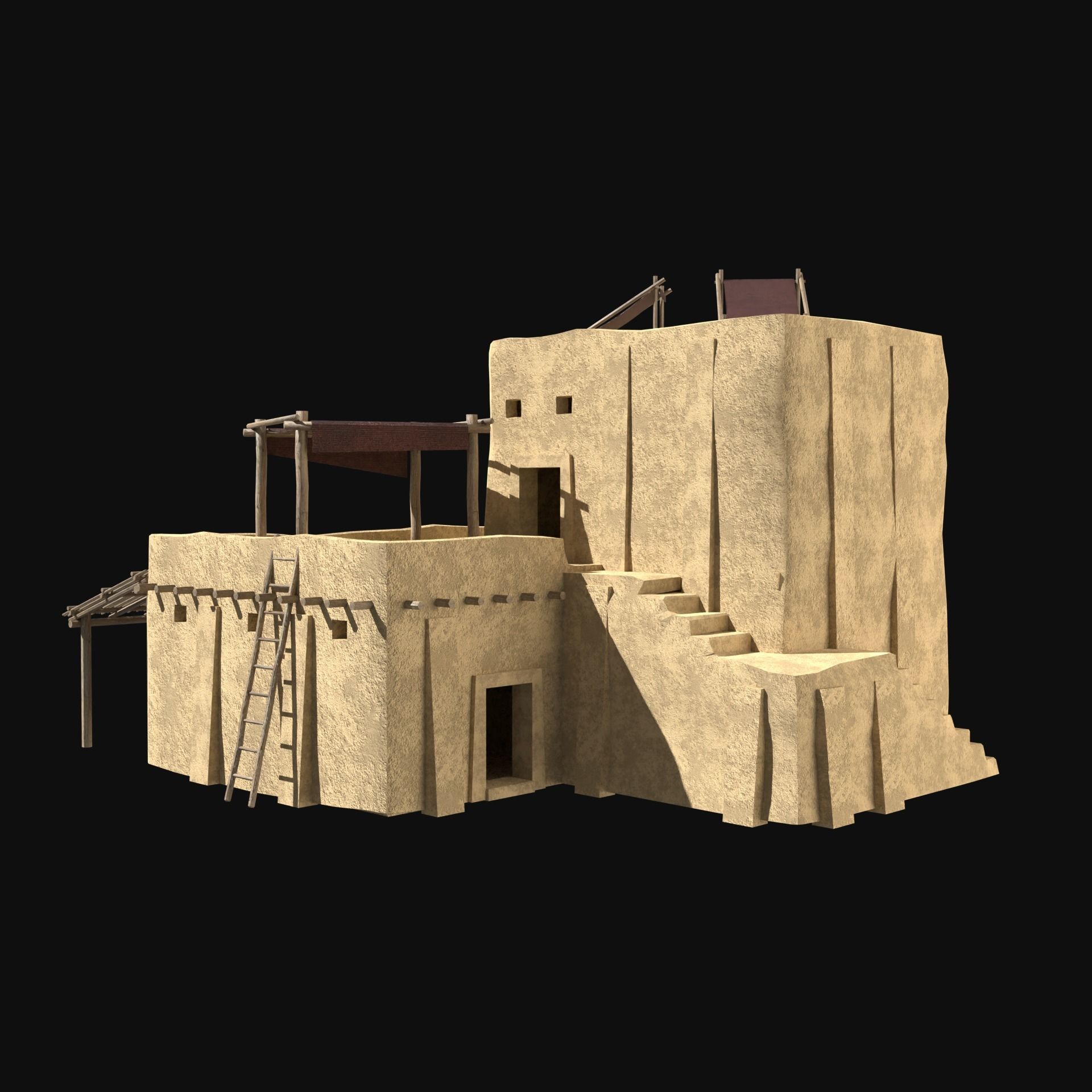 3D model ARAB DESERT ANCIENT EGYPT TURKEY SUMER BABYLON HOUSE ...