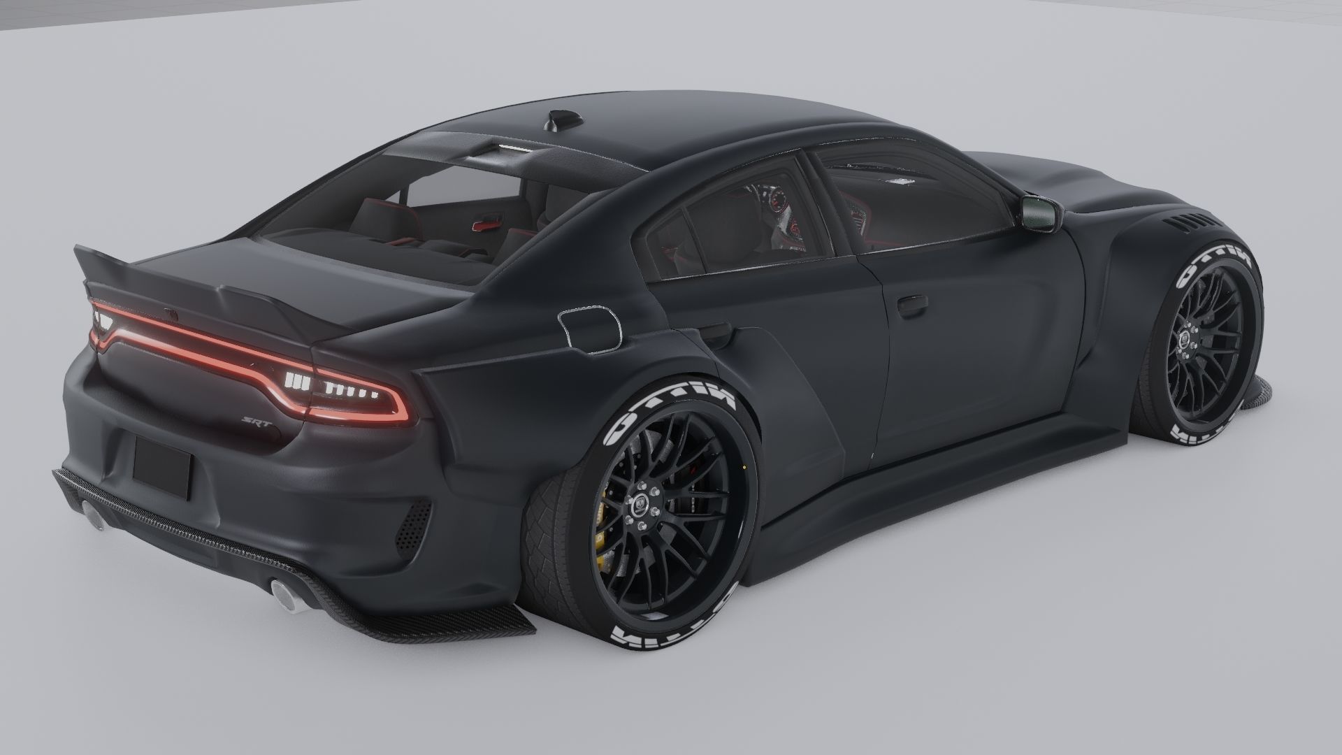 Dodge Charger WIdebody Kit 3D model | CGTrader
