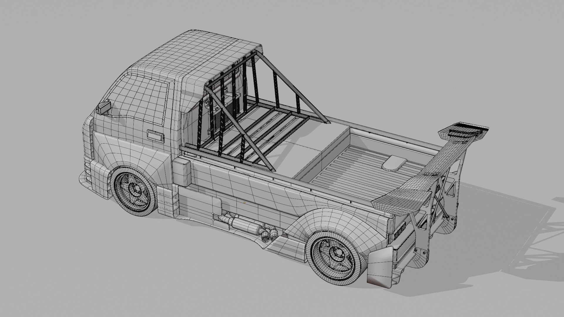 Suzuki Carry V10 Widebody Kit 3D model | CGTrader