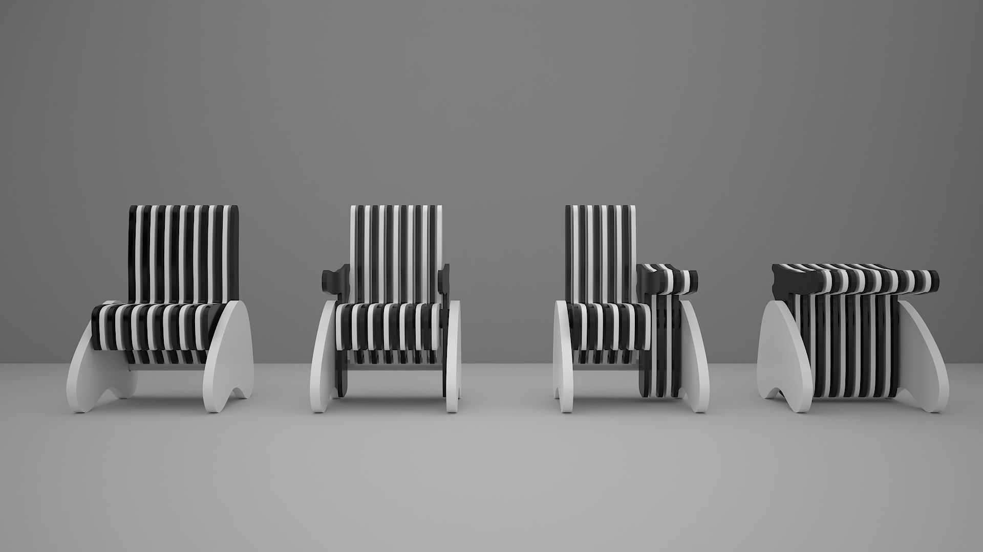 Rotating Chair With Multi-function 3D model | CGTrader