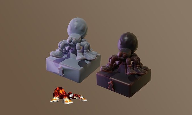 Chess Pack Squitter from DKC series 3D model 3D printable | CGTrader