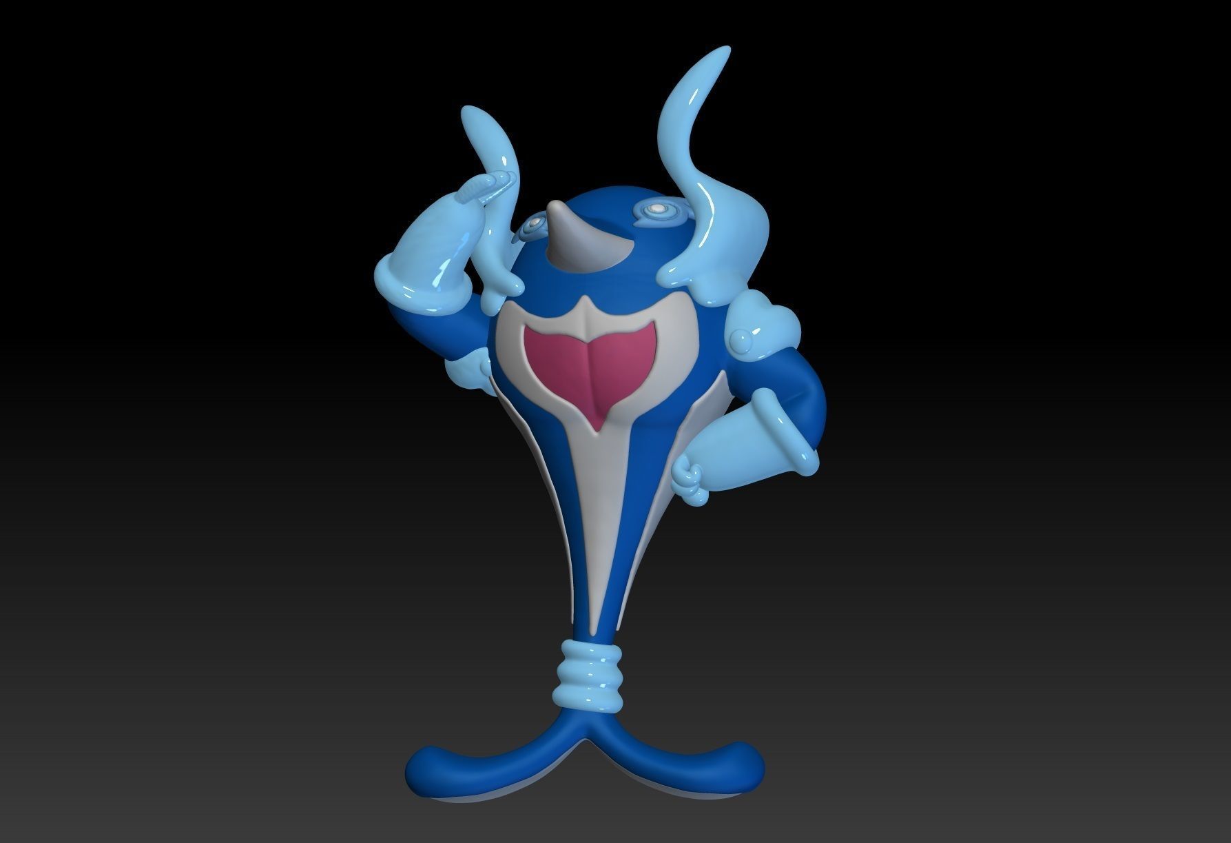 Pokemon Palafin Hero 3D model 3D printable | CGTrader