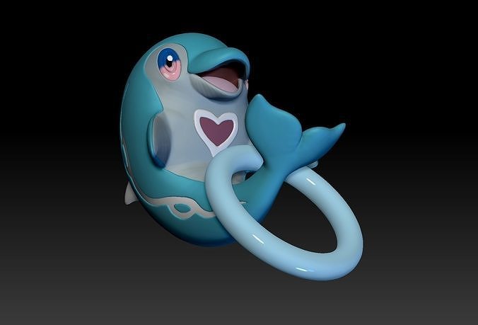 Pokemon Finizen Palafin Zero 3D model 3D printable | CGTrader