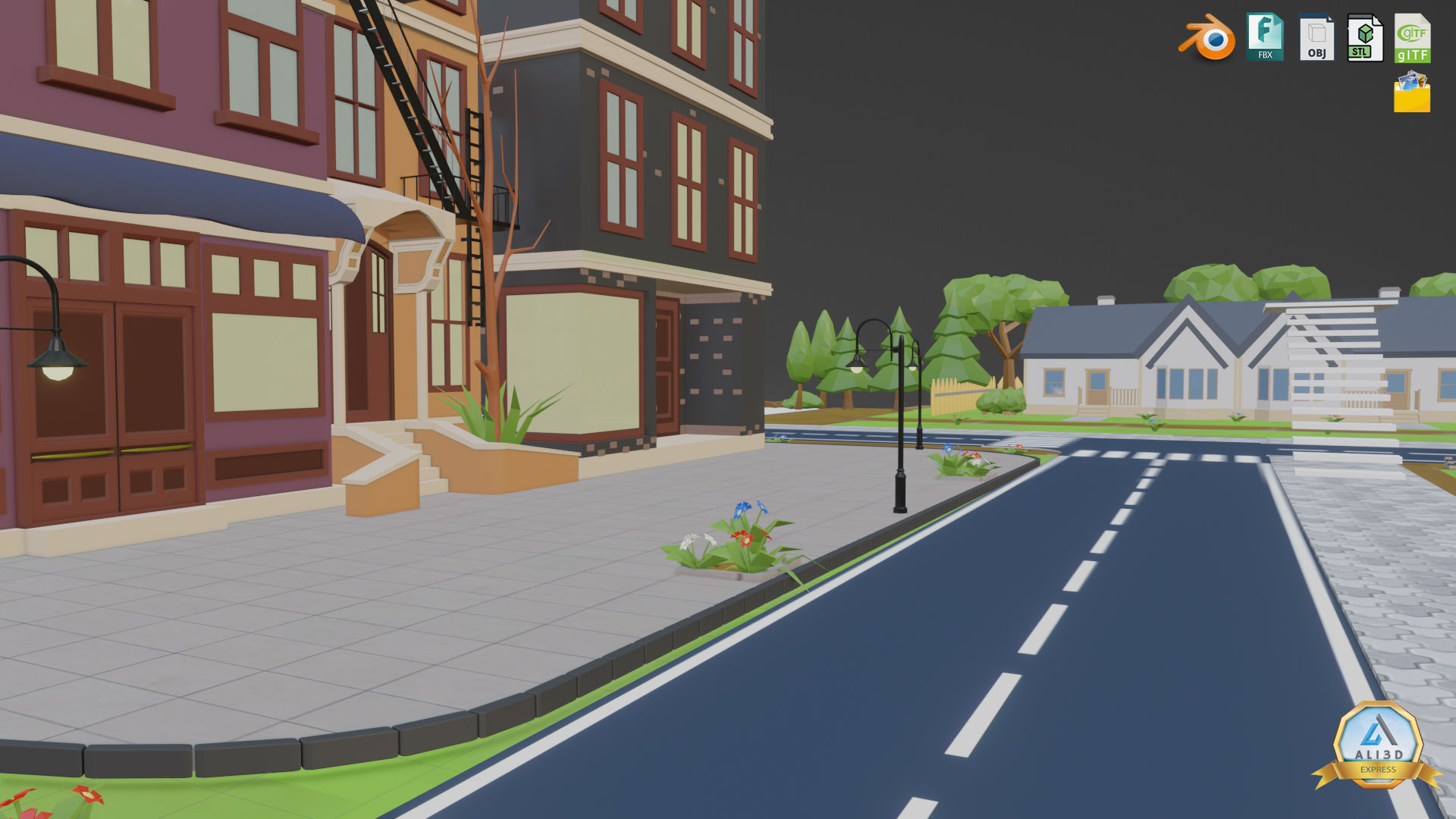 3D model 3D Metaverse FrameVR Environment Baked VR / AR / low-poly ...