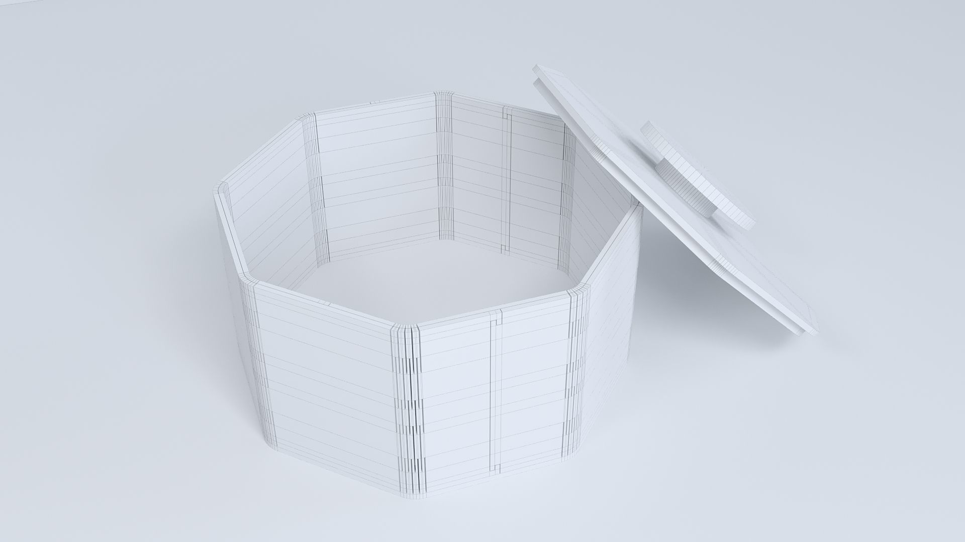 3D model Eight sided giftbox VR / AR / low-poly | CGTrader