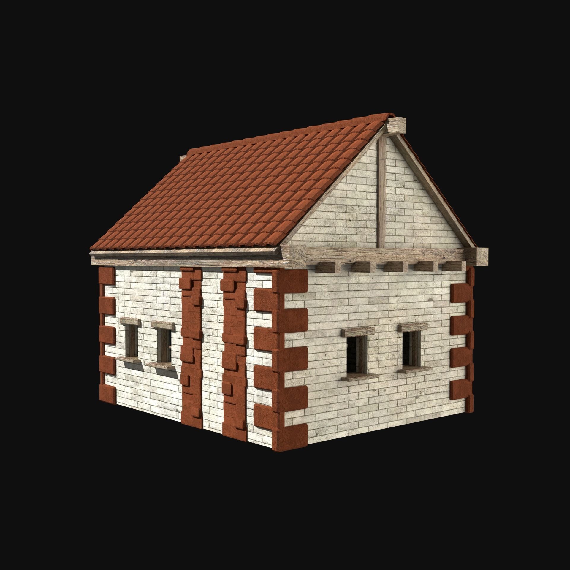 3D model ROMAN ANCIENT GREEK STONE ROME HOUSE HUT BUILDING COLLECTION ...