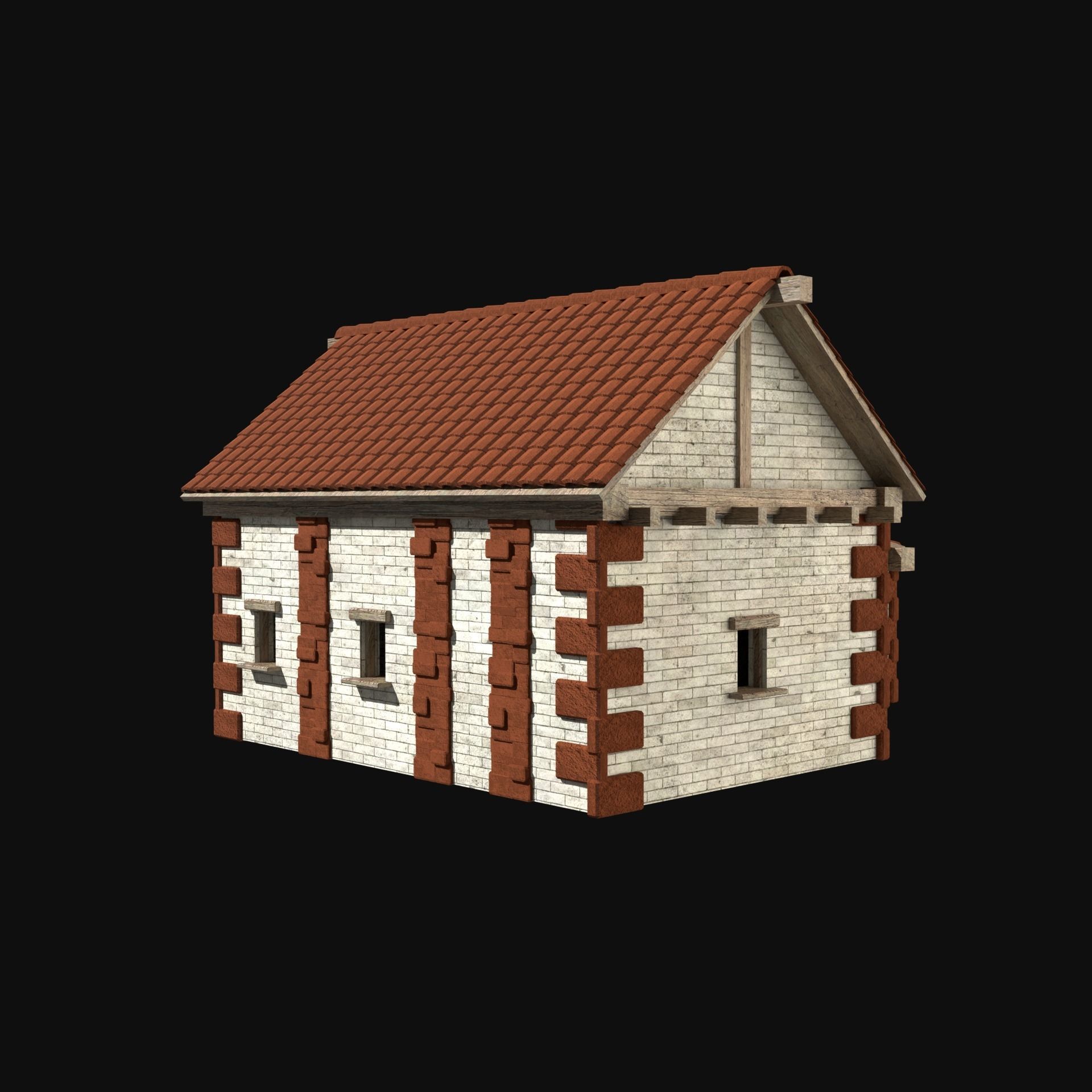 3D model ROMAN ANCIENT GREEK STONE ROME HOUSE HUT BUILDING COLLECTION ...