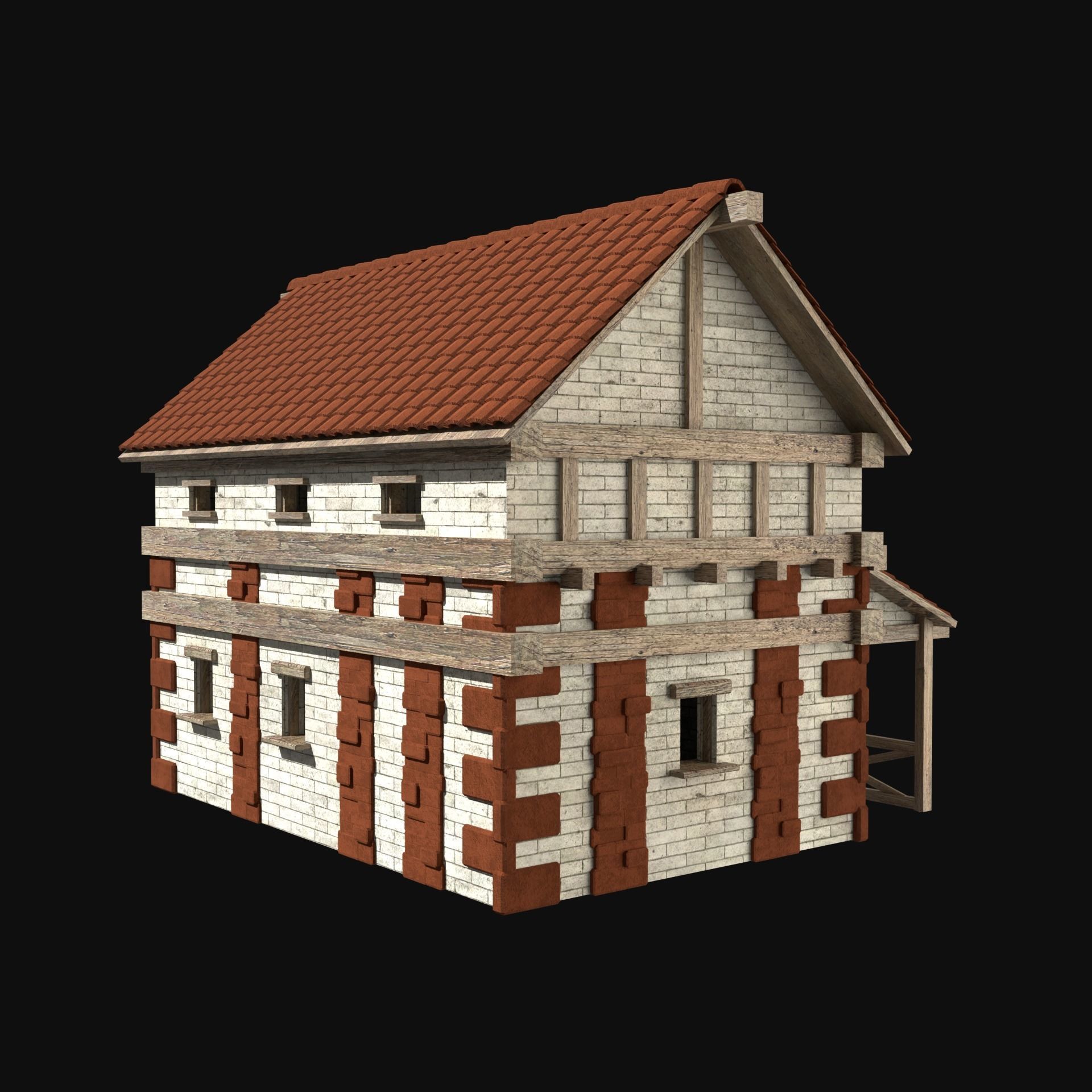 3D model ROMAN ANCIENT GREEK STONE ROME HOUSE HUT BUILDING COLLECTION ...