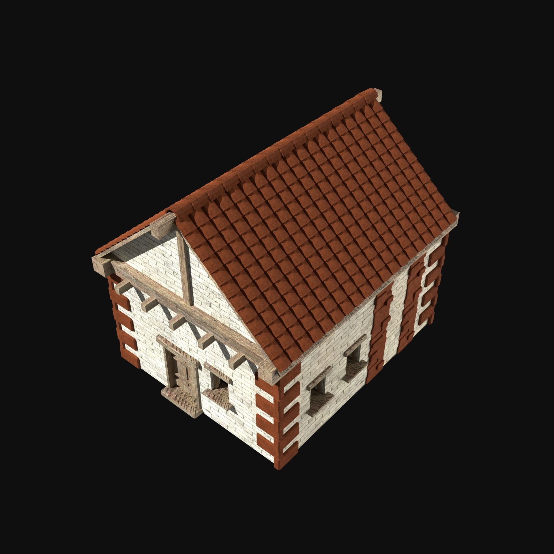 3D model ROMAN ANCIENT GREEK STONE ROME HOUSE HUT BUILDING COLLECTION ...