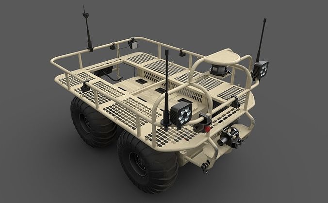 3D model Probot UVG unmanned ground vehicle VR / AR / low-poly | CGTrader