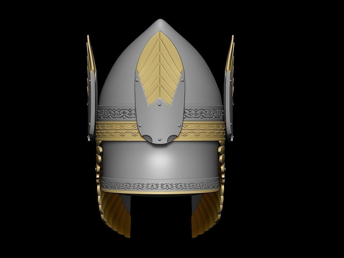 Isildur Helmet LOTR 3d digital download 3D model 3D printable | CGTrader