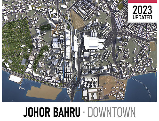 3D model Johor Bahru VR / AR / low-poly | CGTrader